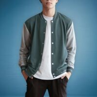INSPI Varsity Jacket w/ Buttons and Pockets | Print Your Design